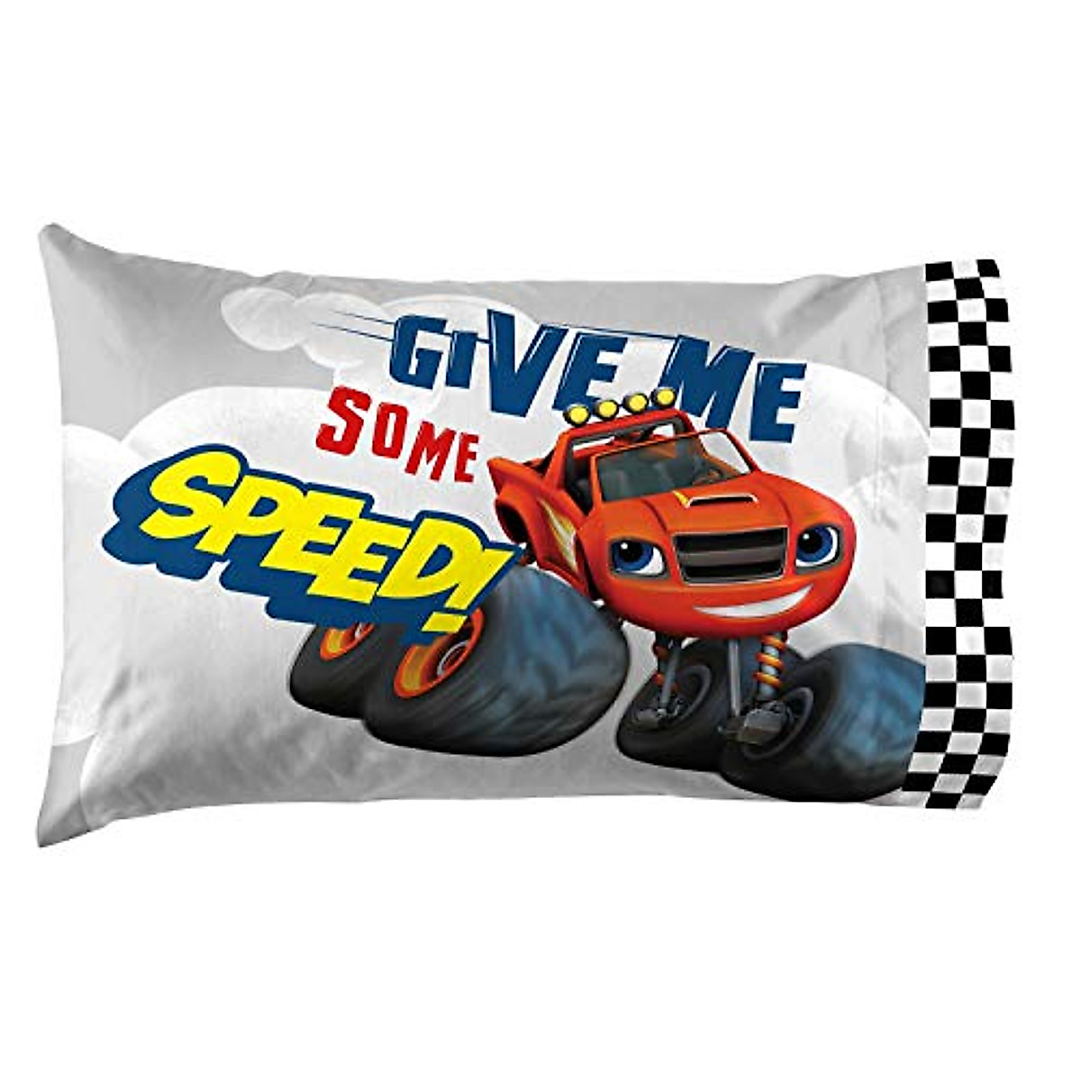 Jay Franco Nickelodeon Blaze Fast Track 3 Piece Twin Sheet Set, 39" x 75"