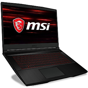 MSI GF63 Thin Laptop: 11th Gen Core i5-11400H, RTX 1650, 256GB SSD, 8GB RAM, 15.6" Full HD IPS Display, Windows 11