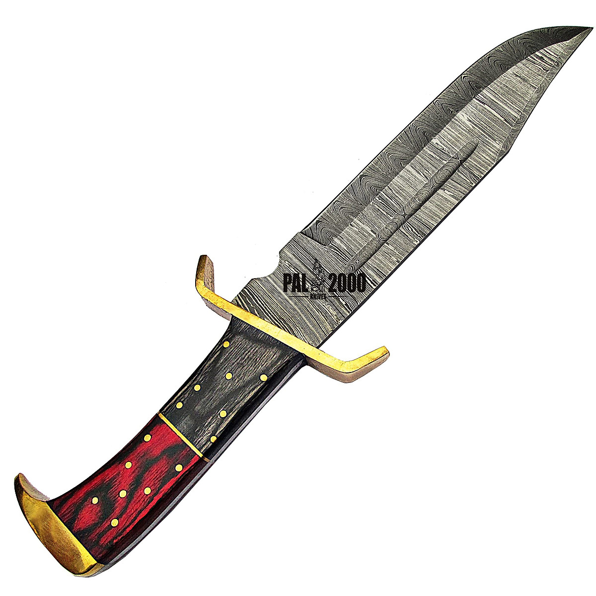HUN-4012 Handmade damascus Steel Hunting Knife With Sheath