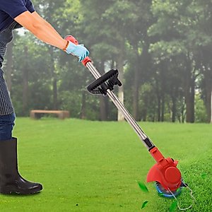 Leblett 600W Cordless Electric Weed Lawn Eater Edger Grass String Trimmer Cutter Mower,Full Copper Motor,Cordless String Trimmer