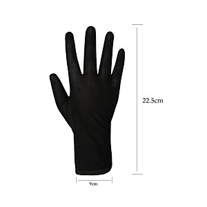 ITODA Mesh Driving Gloves for Summer Men Women Anti-UV Protection Sunscreen Touchscreen Cooling Breathable Gloves Cycling Riding Full Palm Sport Non-Slip Grip Motorcycle Golf Mittens