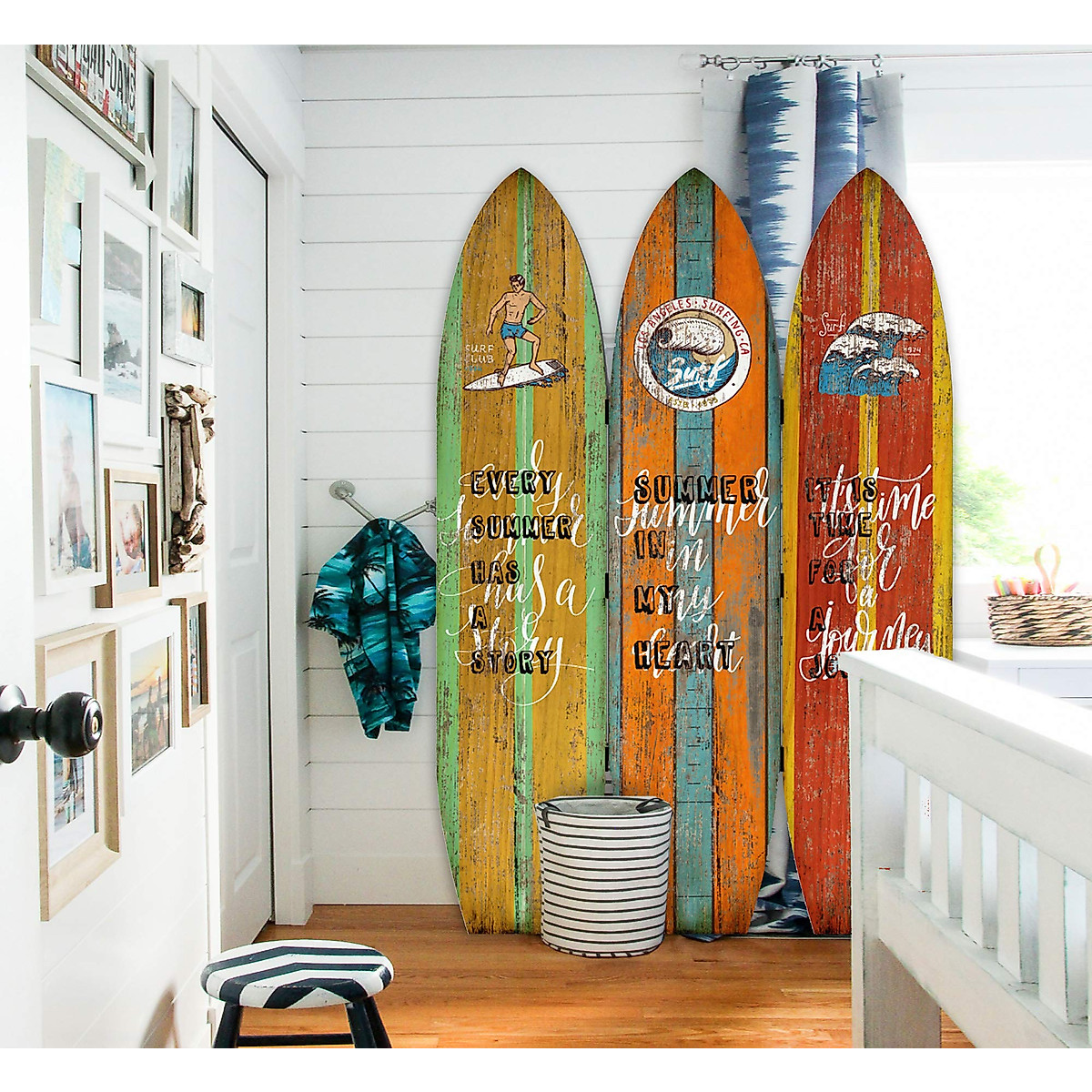 Screen Gems Endless Summer Screen Room Divider, Multi