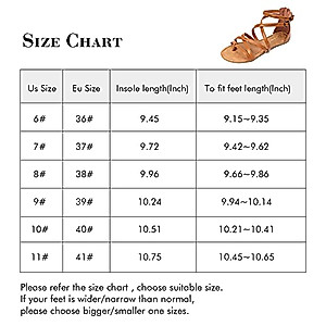 Luffymomo Women's Gladiator Strap Sandals Flat Fisherman Thong Cross Strappy Sandals（8 M US BROWN）