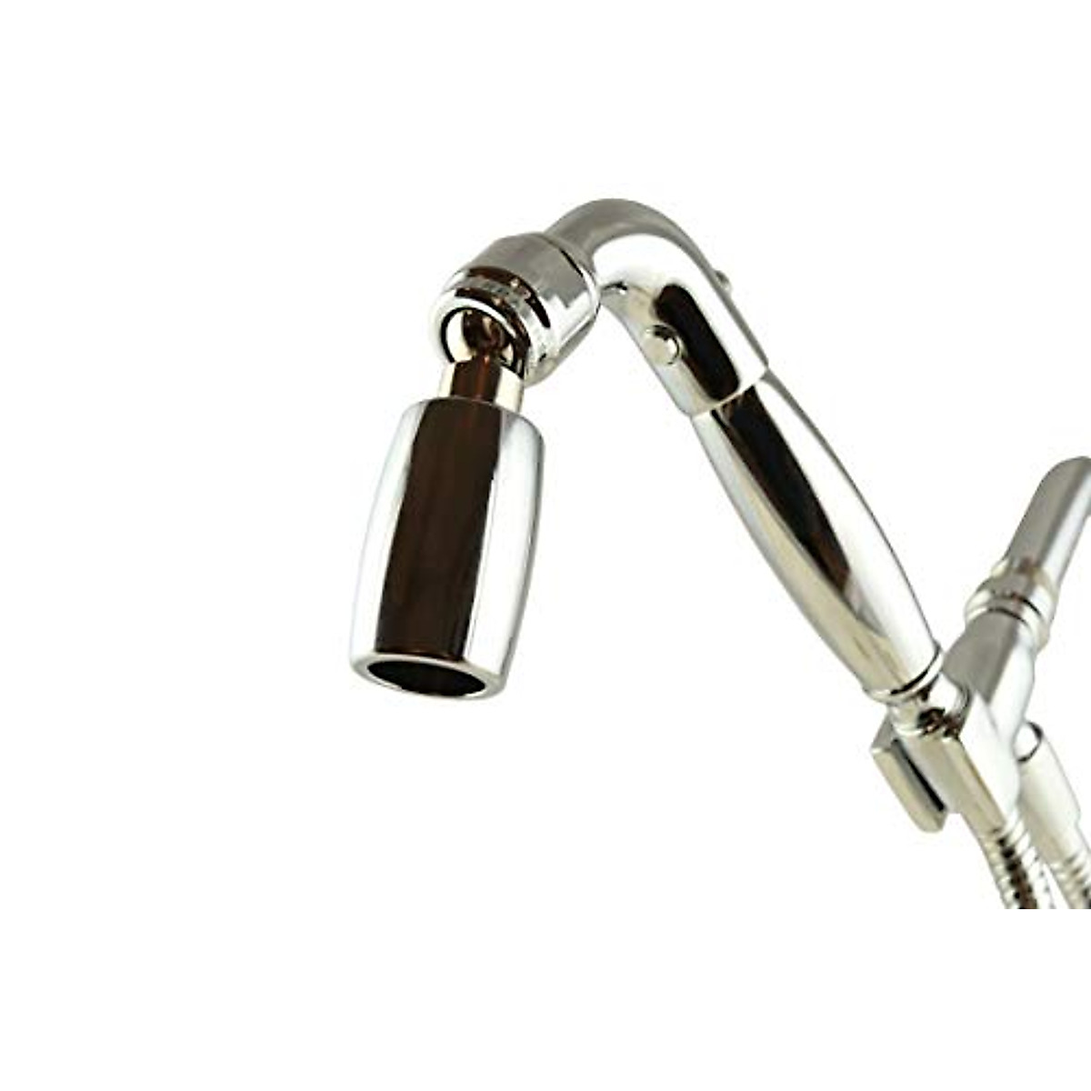 High Sierra's Solid Metal Handheld Shower Head Kit. Includes Handheld Shower Head, Trickle Valve, 72-Inch Hose with Silicone Inner Tube, and Holder. Low Flow 1.5 GPM - Chrome Finish