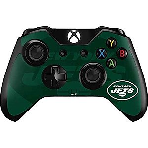 Skinit Decal Gaming Skin Compatible with Xbox One Controller - Officially Licensed NFL New York Jets Double Vision Design