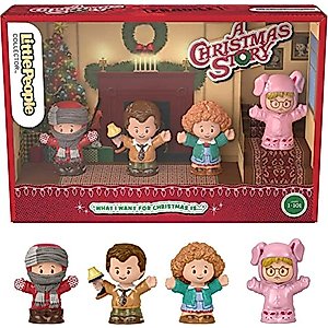Little People Collector A Christmas Story Special Edition Figure Set In Display Gift Box for Adults & Fans, 4 Figurines [Amazon Exclusive]