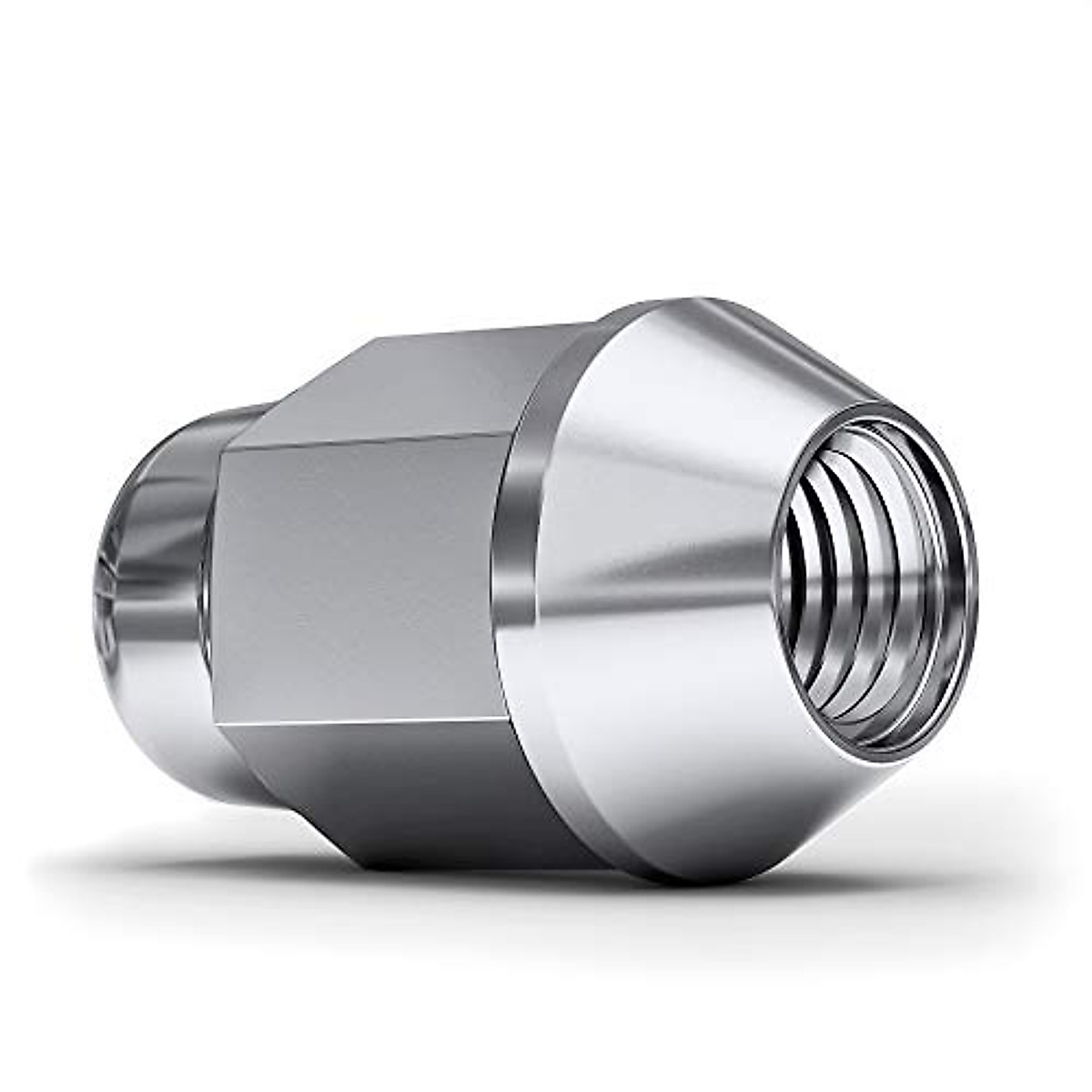 White Knight 1707S-20AM Chrome M12x1.50 Bulge Acorn Lug Nut, 20 Count (Pack of 1)