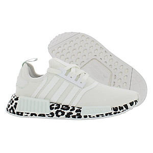 adidas Originals Women's NMD_R1 Sneaker (White Black Leopard Print, 7.5)
