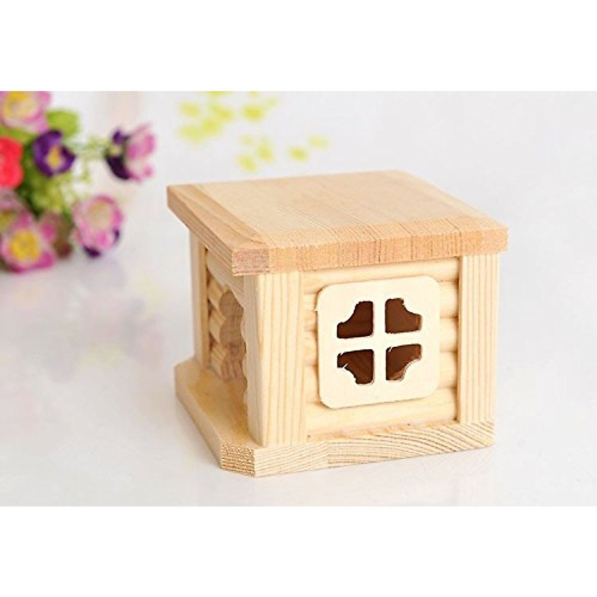 Litewoo Hamster Hideout Chewable Toys Wooden Accessories—— Hut