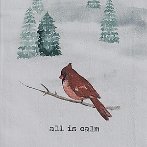 Split P Winterland Cardinal All is Calm Printed Distowel