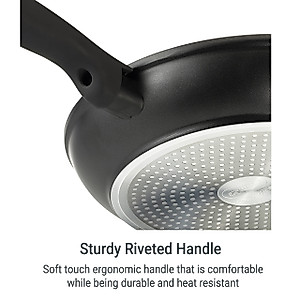 ZYLISS Cookware 8" and 11" Nonstick Fry Pan Set - Oven, Dishwasher, Induction and Metal Utensil Safe Cooking - Heavy Duty Forged Aluminum with Sturdy Riveted Handle (2 Piece Set)