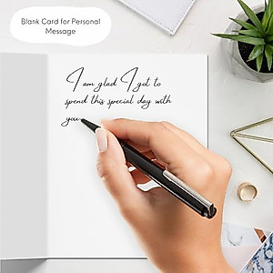 ALY LOU Funny Wedding Card, Engagement Bridesmaid Bachelorette Cards for Bride/Groom, Bridal Wedding Shower, For Him/Her, Couple, Congratulations Greeting Cards (Congrats To The Corgi-ous Couple)