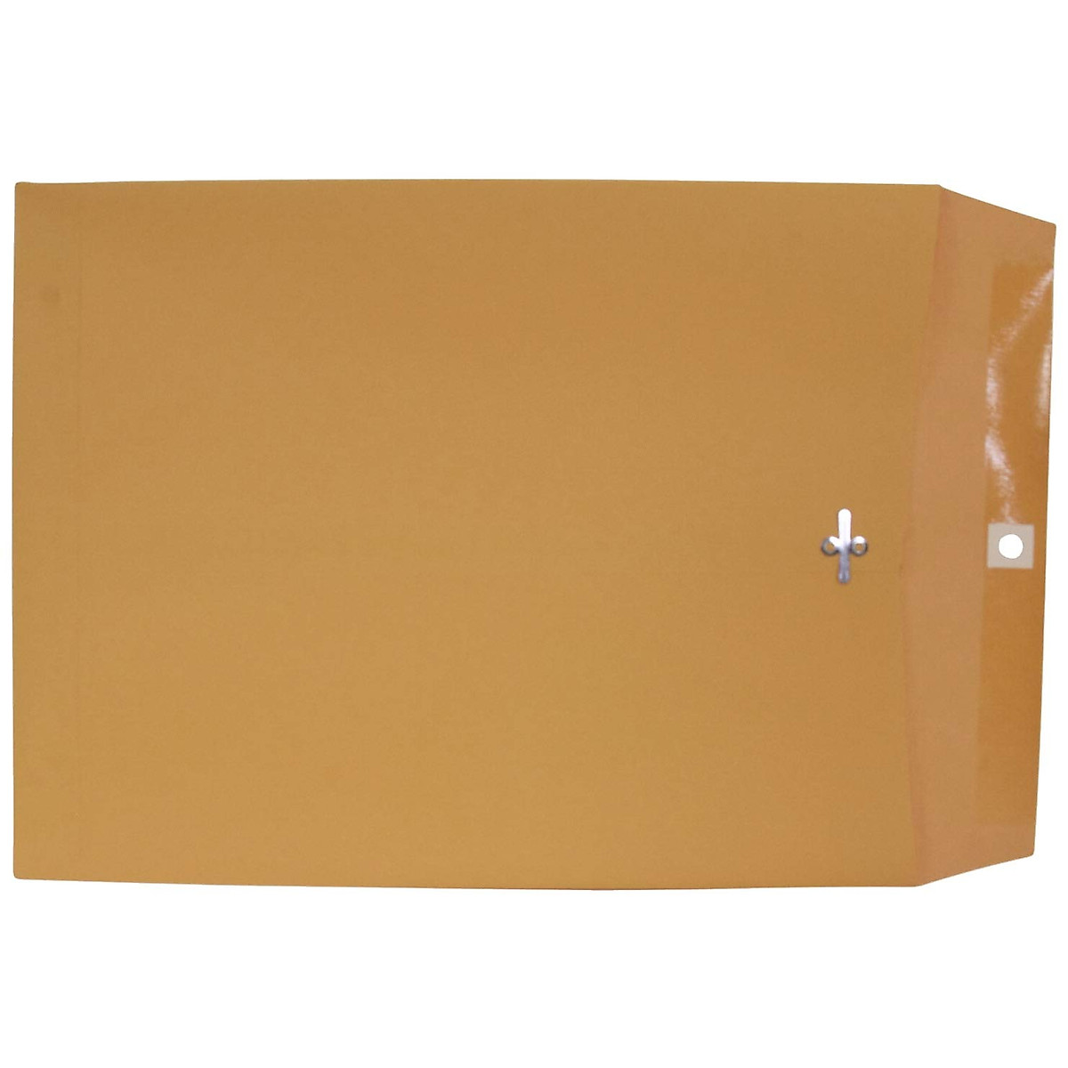 School Smart - 85046 Kraft Envelope with Clasp, 10 x 13 Inches, Pack of 100