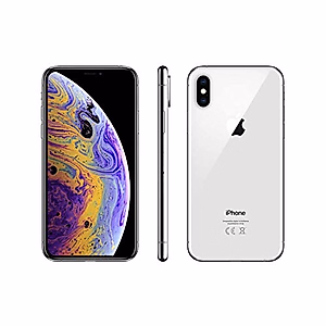 Apple iPhone XS Max, US Version, 64GB, Silver - Verizon (Renewed)