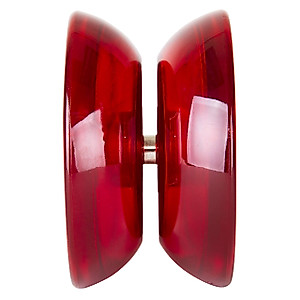 Duncan Toys Butterfly Yo-Yo, Beginner Yo-Yo with String, Steel Axle and Plastic Body, Red