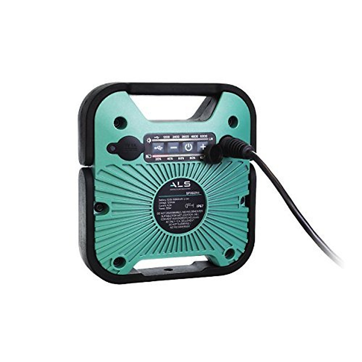 ALS Advanced Lighting Systems SPX601H-A 6000 Lumen Rechargeable LED Aluminum Work Light, with Integrated Power Bank