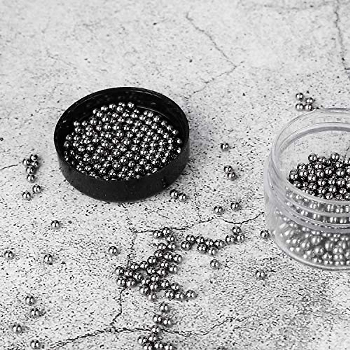 Simtive 1000 PCS Decanter Cleaning Beads, Cleaner for Wine Decanter, Carafe and Vase, 304 Stainless Steel Cleaning balls