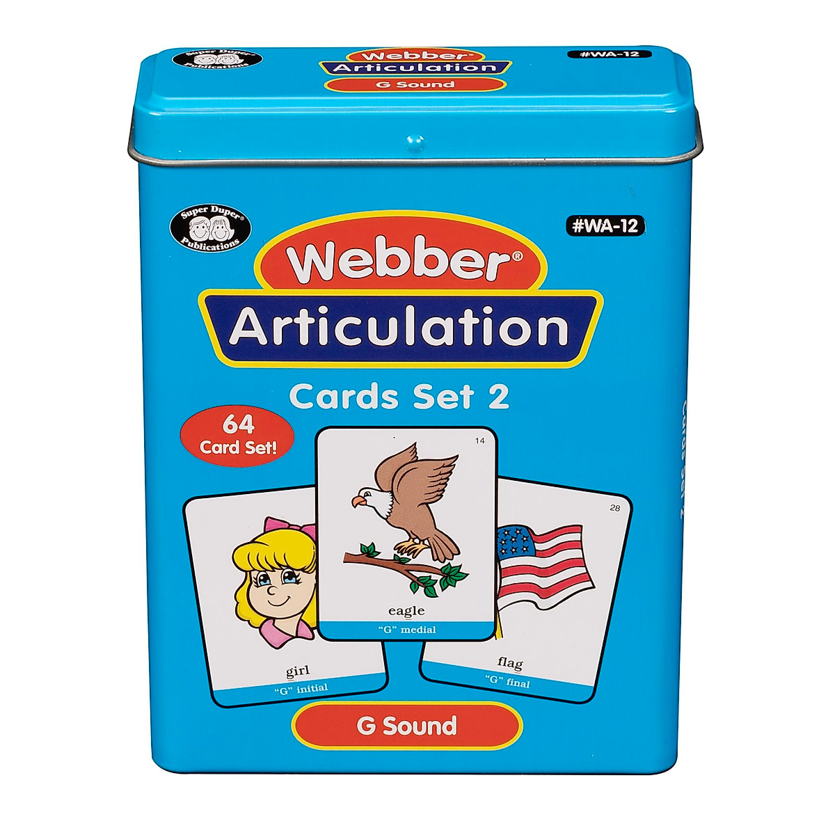 Super Duper Publications | Articulation G Sound Fun Deck | Vocabulary and Language Development Flash Cards | Educational Learning Materials for Children