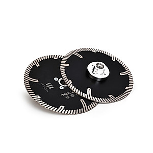 Casaverde 6" Granite Blade，Turbo Diamond Blade with Removable 5/8-11 Thread Cuts for Granite,Marble,Engineered Stone and Ceramic Tiles