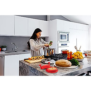 KAPUNI –Chicken Shredder Tool Twist Meat Shredder Tool Chicken Shredding Tool Chicken with Handles and Non-Skid Base, Suitable for Pork, Beef and Chicken (Red)