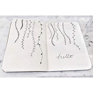 Northbooks Blank Journal Notebooks | Drawing Notebook Journals 3 Pack | Large B5 7x10 inch Blank Notebook Journals | Premium Sustainable Paper | Great for Water Color Art | Made in USA Soft Cover