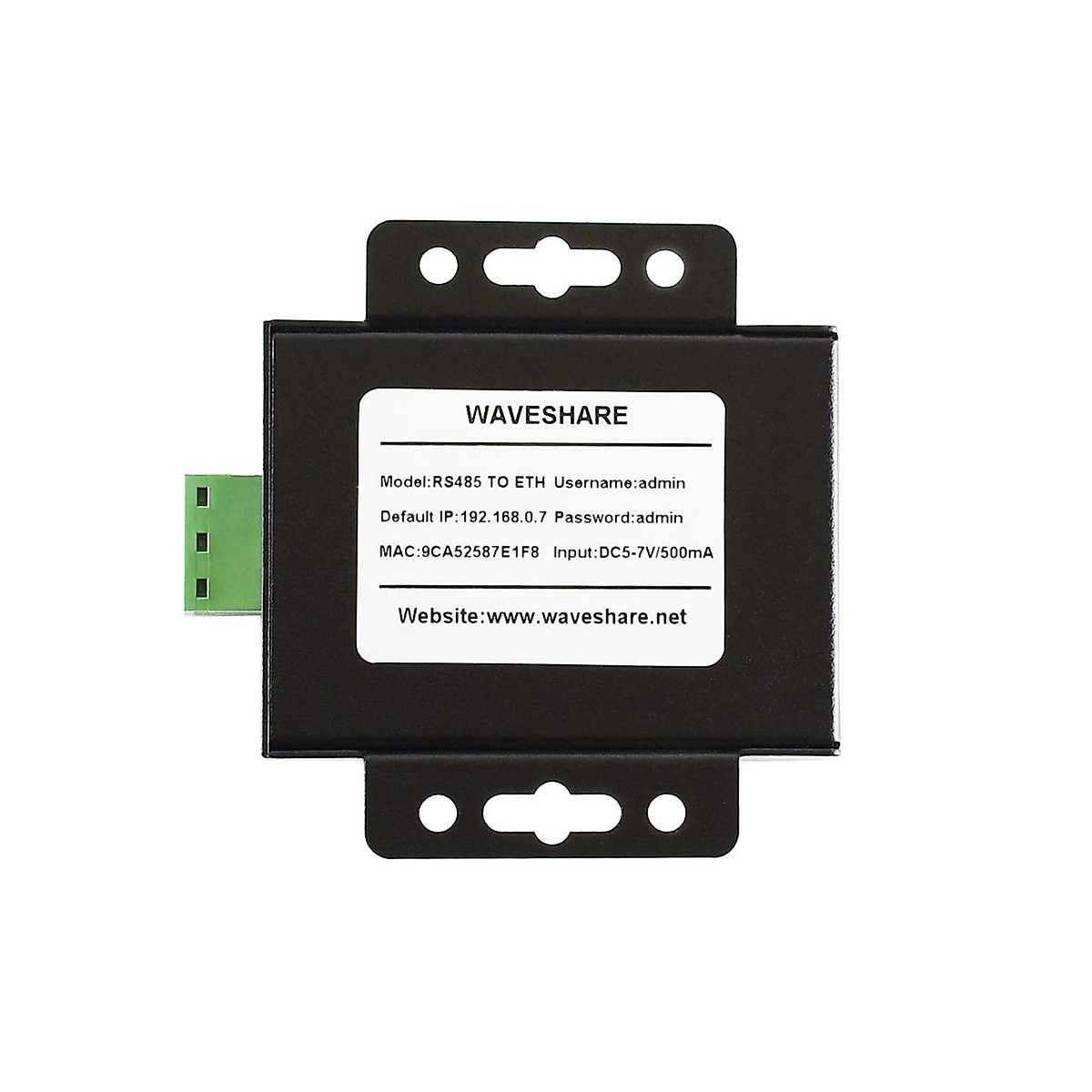 Waveshare RS485 to Ethernet Converter with High-Speed Low-Power High-Stability Up-gradable Easy to Communicate Between RS485 and RJ45 Port Ethernet