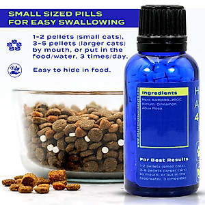 HealthyAnimals4Ever Bad Breath for Cats Pellets - Dissolvable - No Brushing - for Clean Teeth, Plaque & Tartar Control - All-Natural, Non-GMO, Organic - Preservative & Chemical Free - 300 ct