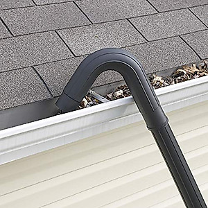 WORKSHOP Wet/Dry Vacs Vacuum Gutter Cleaning Kit WS25051A 2-1/2-Inch Wet/Dry Shop Vacuum Accessories Designed For Gutter Cleaning, Black