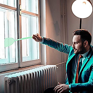 Fly Swatter Plastic Flyswatter Pack,17.5 Inches Handle Fly Swatter Home and Kitchen Helper, 3 Summer Colors (12 Pieces)