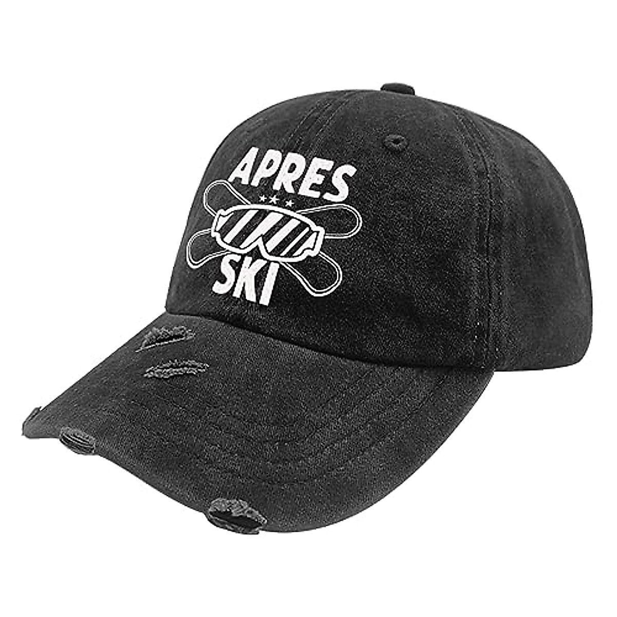 Apres ski Above it Hat for Women Pole Baseball Cap Stylish Washed Ball Caps Light Weight