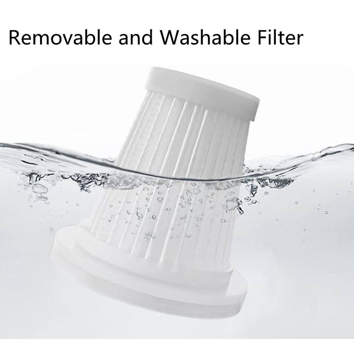 WOSLXM Bee Flower Wireless Handheld Car Vacuum Cleaner,Bee-Flower Wireless Handheld Car Vacuum, Simplicityn Wireless Handheld Car Vacuum Cleaner Strong Suction (Black)