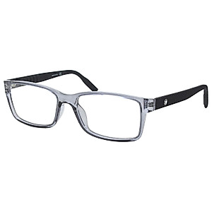 Montblanc Rectangular Eyeglasses MB0066O 003 Transparent Gray/Matte Black 56mm 0066