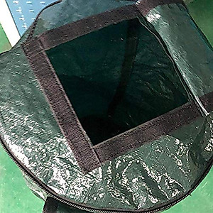 Collapsible Compost Bin,Yard Waste Bag, Reusable Heavy Duty Leaf Waste Bag Yard Compost Bin Composting Fruit