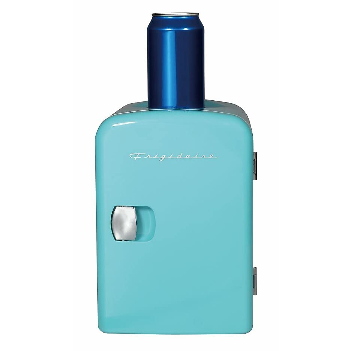 Frigidaire BLUE EFMIS149_AMZ Mini Portable Compact Personal Cooler Fridge, 4 Liter Capacity Chills Six 12 oz Cans, 100% Freon-Free & Eco Friendly, Includes Plugs for Home Outlet, standard