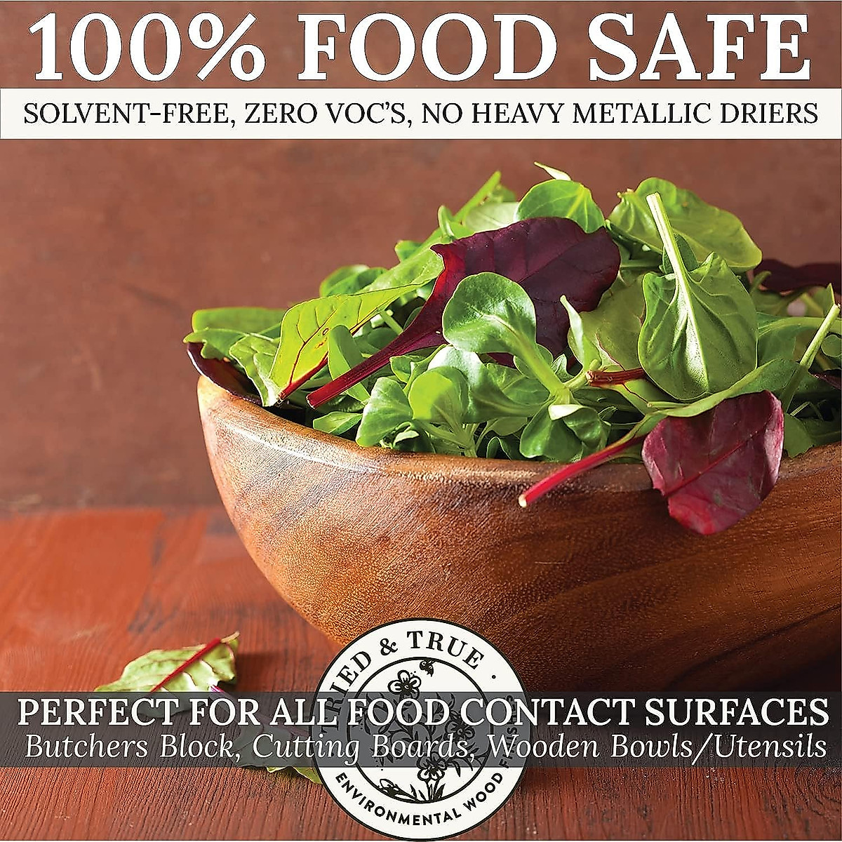 Tried & True Danish Oil, Pint - Pure Polymerized Linseed Oil Wood Finish, Ideal for Furniture, Rustic Pieces, & Priming Wood for other oil or epoxy-based products - Food Safe, Simple, Fast Curing