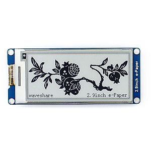 2.9inch E-Ink Display Module 296x128 Pixel White,Black Two-Color 3.3V/5V E-Paper Screen LCD Support Partial Refresh SPI Interface for Raspberry/Jetson Nano/Ard/Nucleo