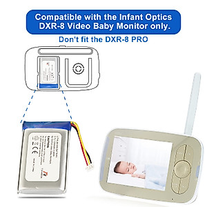 Tophinon Replacement Battery for Infant Optics DXR-8 Baby Monitor Battery Sp 803048,3.7V 1200mAh Lithium-ion Rechargeable