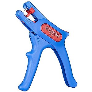 WEICON Wire Stripper No. 5 /Wire Stripper Adjustable 24-10 AWG (0.2-6.0 mm²) /Wire Stripping Pliers with Side Cutter up to 2.0 mm/for Round Cables