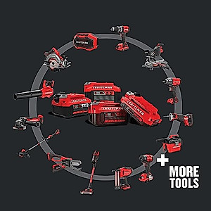 CRAFTSMAN V20 Narrow Crown Stapler, Cordless, 18 Gauge, Tool Only (CMCN618NB)