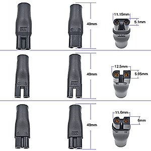 9 PCS Replacement Power Cord 5V Charger USB Adapter Suitable for Electric Hair Clippers, Beard trimmers, Shavers, Beauty Instruments, Desk Lamps, Purifiers.