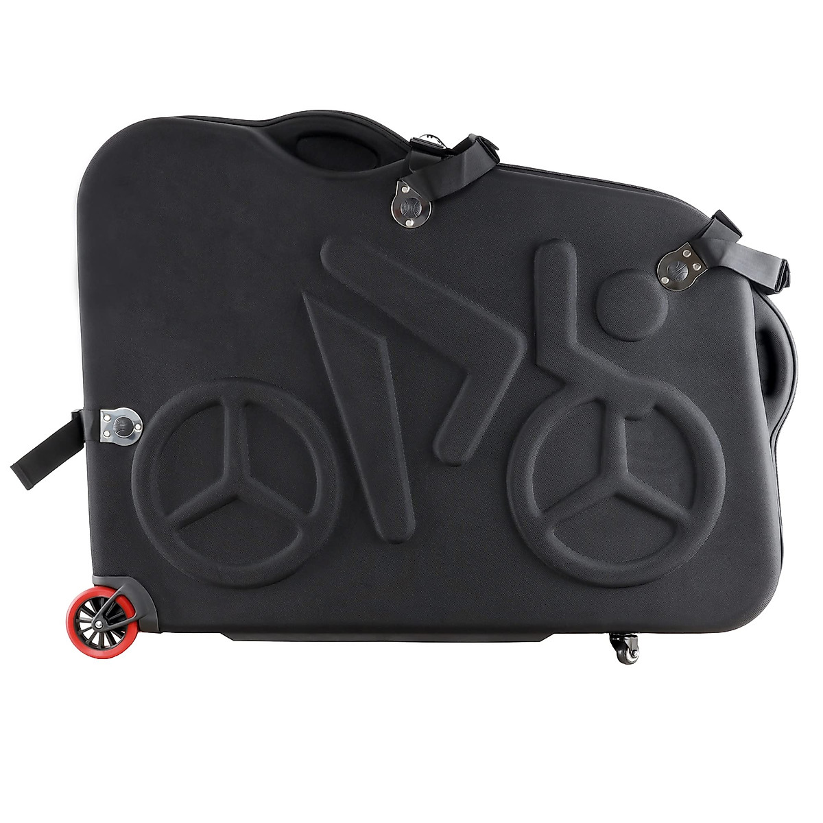 CyclingDeal Bike Travel Case - 700c Bikes - Bicycle Air Flights Travel Hard Case Box Bag EVA Material Lightweight & Durable with TSA Lock - Great for Road Bike -Transport Equipment Pro