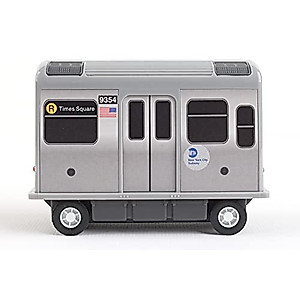 Daron MTA Subway Pullback Toy w/ Light & Sound TT3501 Grey