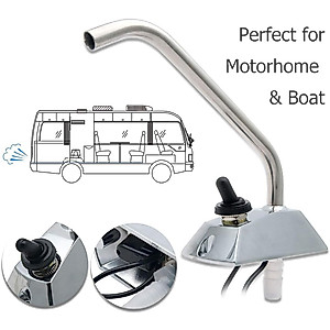 MACHSWON Water Pump 12V Self-Priming Galley High Pressure Electric Pumps Spin Faucet/Tap for RV Boat/Caravan Motorhome