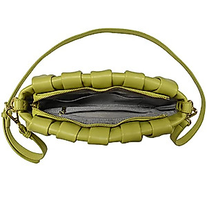 Women Shoulder bag Pouch Satchel bag Dumpling Handbag Hobo bag (Green)