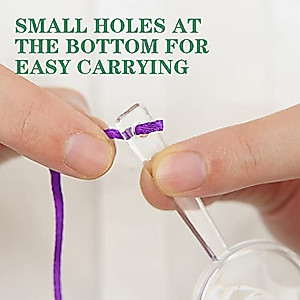 OBTANIM Mini Plastic Handheld Magnifying Glasses Portable Reading Magnifier for Senior and Kids, Hand Lens 5X Magnifier for Home, Indoor and Outdoor Use (20 Pack)