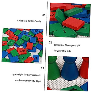 Tofficu Kids Educational Toys Wooden Stamps 2 Sets Home Edition Stamp Game for for Wood Stamps for 3 Year Old Boys Wooden Puzzle Newborn Number Kidcraft Playset Kids Wooden Toys