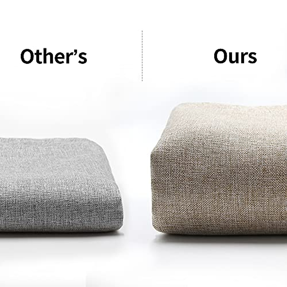 SUMGAR Linen Shower Curtain Tan Farmhouse Rustic Polyester Fabric Cloth Hotel Luxury Heavy Duty Textured Thick Neutral Taupe Elegant Washable Bathroom Curtains Sets with Hooks -72" x 72"