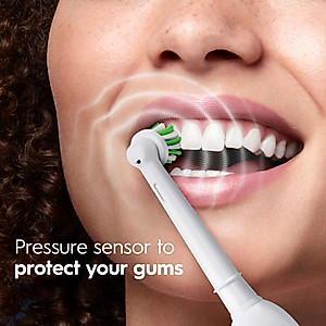 Oral-B Pro 1000 Rechargeable Electric Toothbrush, Turquoise with Pressure Sensor, 3 Modes