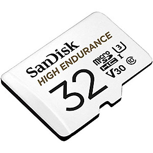 SanDisk High Endurance 32GB MicroSDHC Memory Card (2 Pack) for Dash Cams & Home Security System Cameras (SDSQQNR-032G-GN6IA) Class 10 Bundle with (1) Everything But Stromboli MicroSD Card Reader