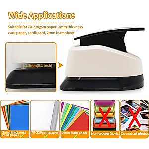 Hole Puncher, Hole Punch, Circle Punch, Paper Punches for Crafting, Circle Hole Punch, 1 inch Hole Punch, 1 inch Circle Punch, Large Hole Punch, Hole Puncher Single, 3pcs Circle Punch Set